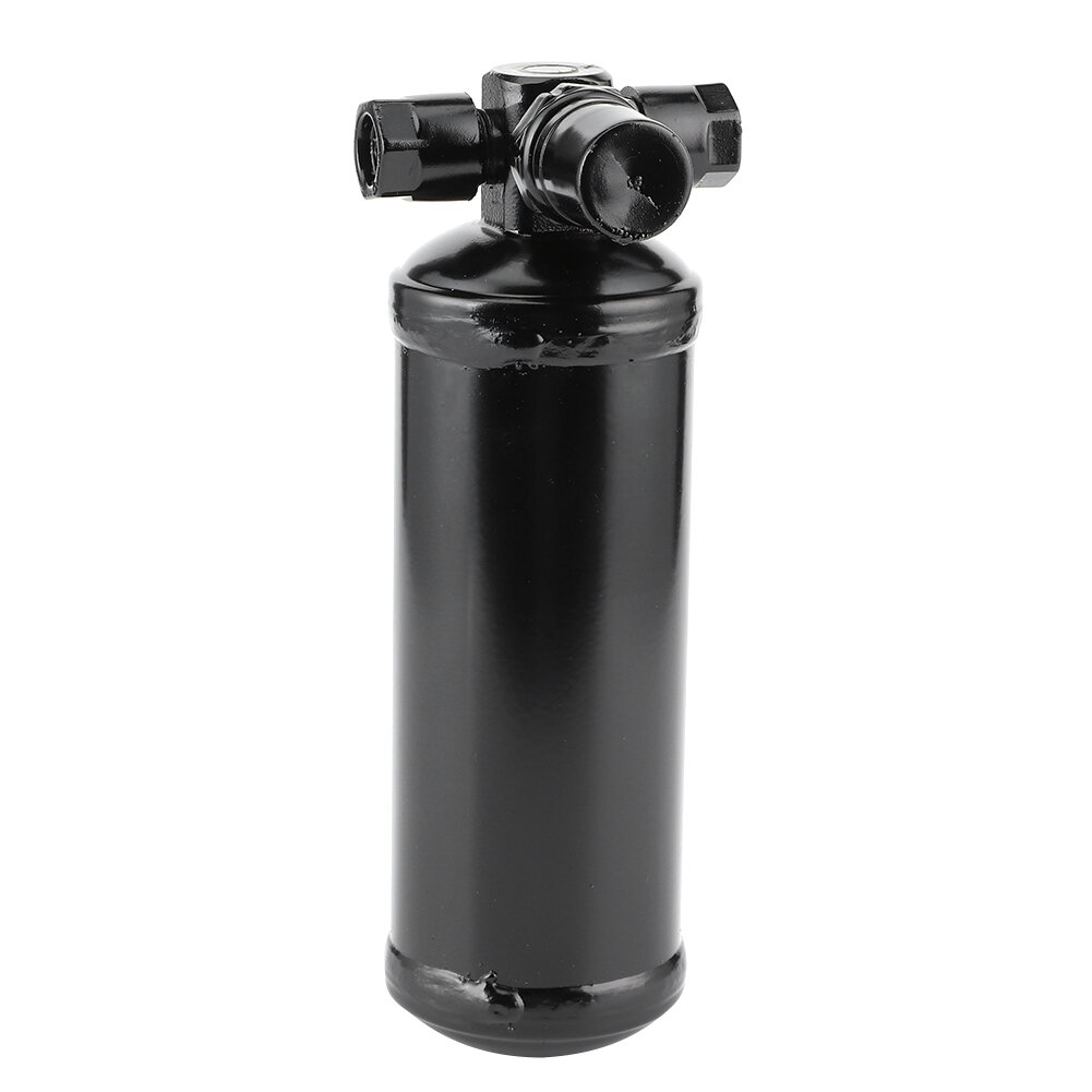 Металлический Кондиционер Осушитель Воздуха A /C Ресивер Бутылка Вертикальный Автомобильный Аксессуар Черный Подходит для FH 12/16