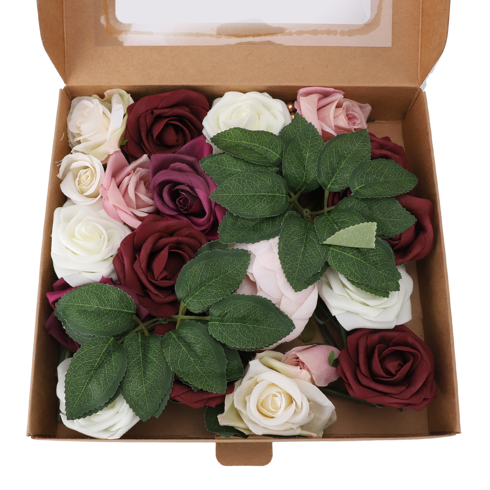 Смоделированная цветочная мягкая сгибаемая исчезающая пена подделка для украшения DIY Свадебный букет № 2