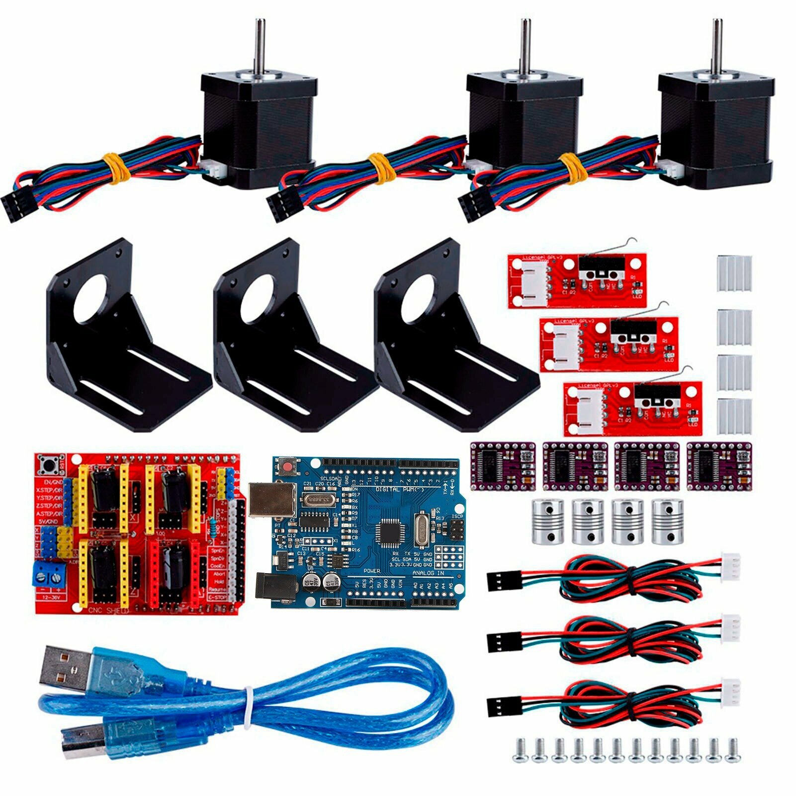 3D -принтер CNC Kit для 4 COUPLING 3D -аксессуаров
