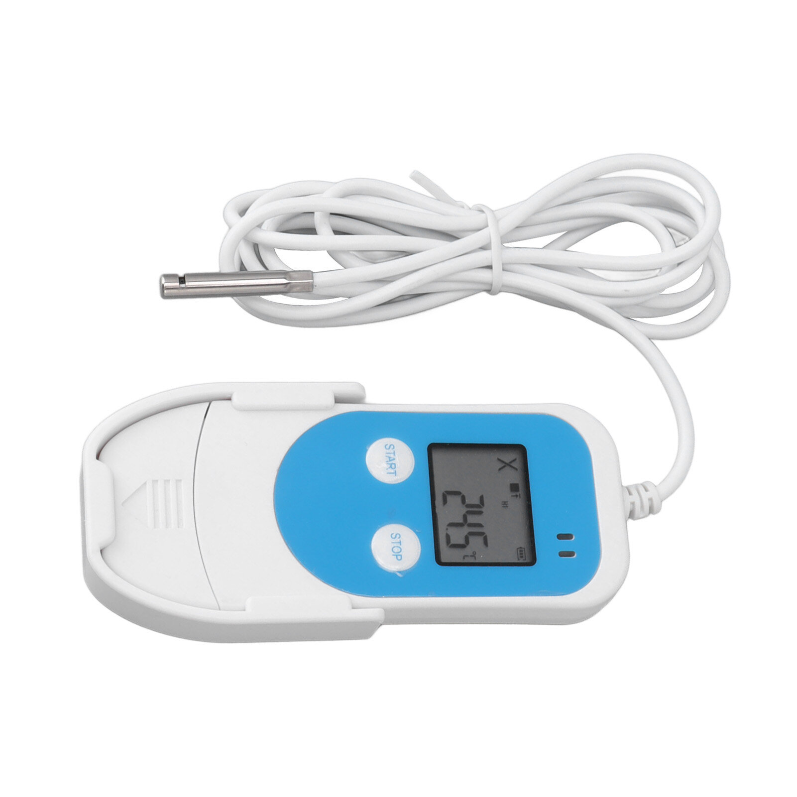 Цифровой регистратор данных температуры и влажности, многоразовый высокоточный PDF-отчет, USB-регистратор термометра для холодильника для холодильной цепи