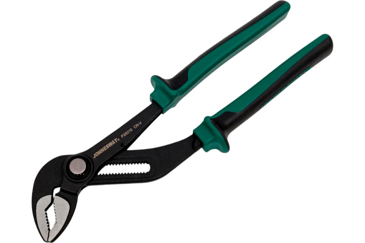 Клещи переставные 250 мм, 0-36 мм, Jonnesway P28210, 49416, с реечной регулировкой