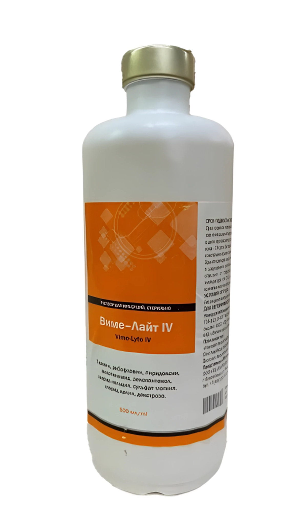 Раствор для инъекций для поддерживающей терапии при обезвоживании животных Виме-лайт IV( Дюфалайт), 500 мл