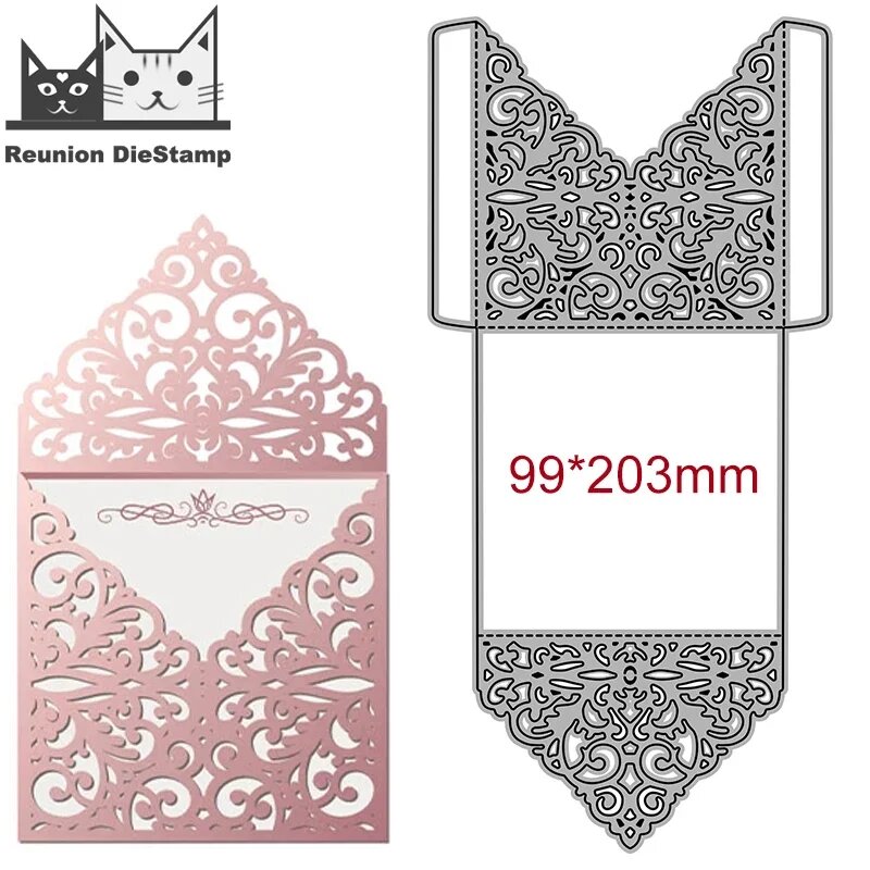 Металлические трафареты бабочки для высечки Розовый, 4