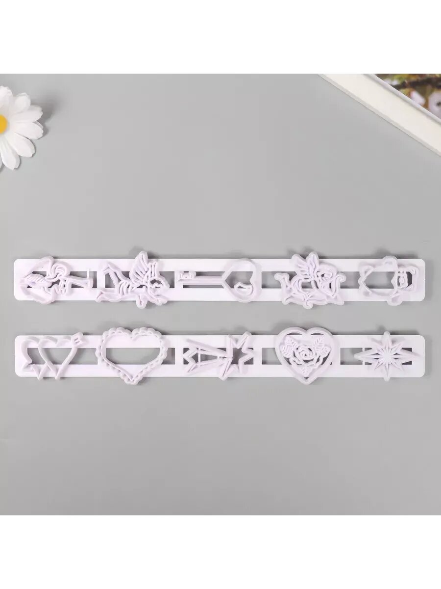 Каттеры для полимерной глины "Сердечность" набор 2 шт