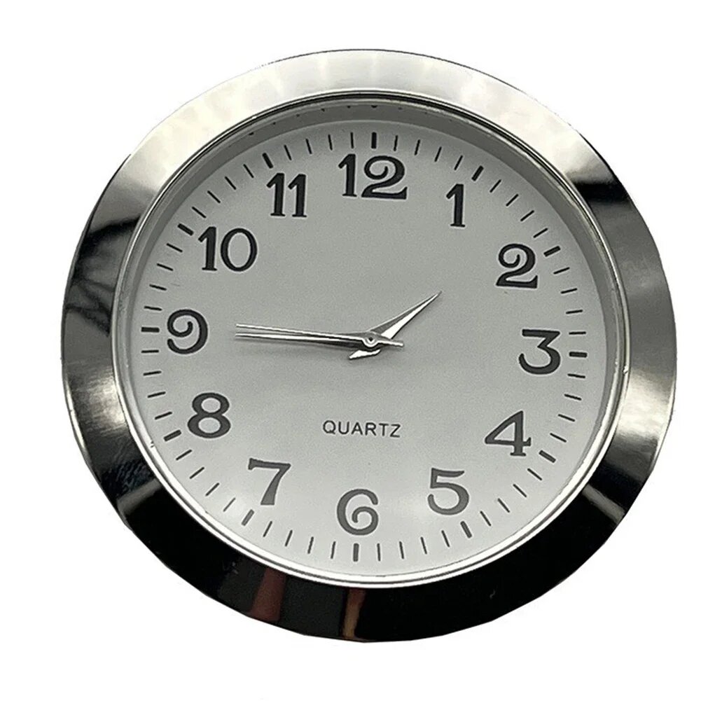 Круглые часы настенные LEENKEA, 55 мм, silver Arabic