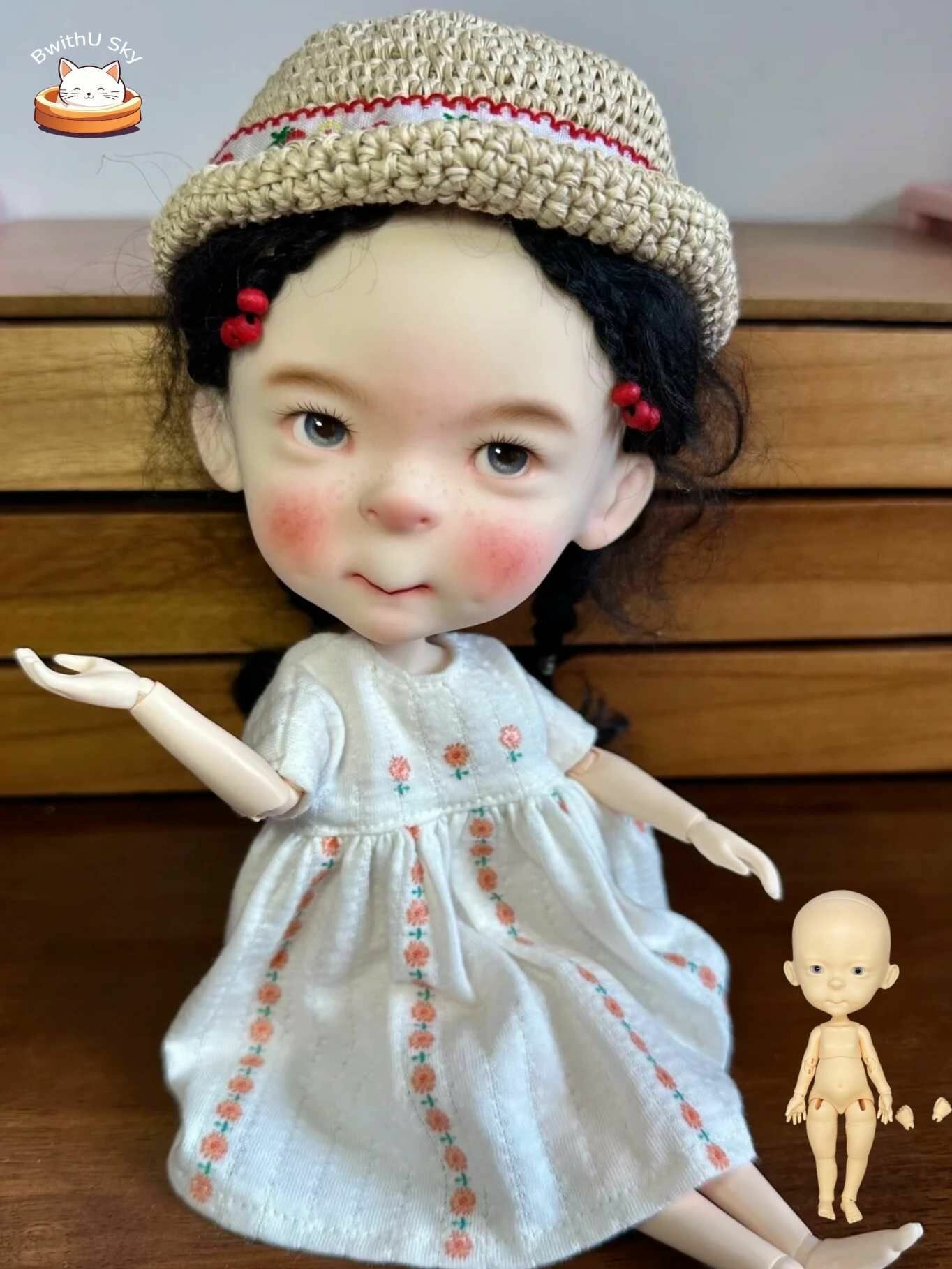 Кукла BwithUSky "Didi", без аксессуаров, пластик/винил, смола, 26 см