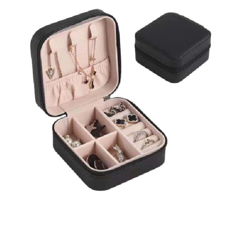 Подарочная коробка premium jewelry gift box spacious ideal for storing and displaying rings and earrings, черный