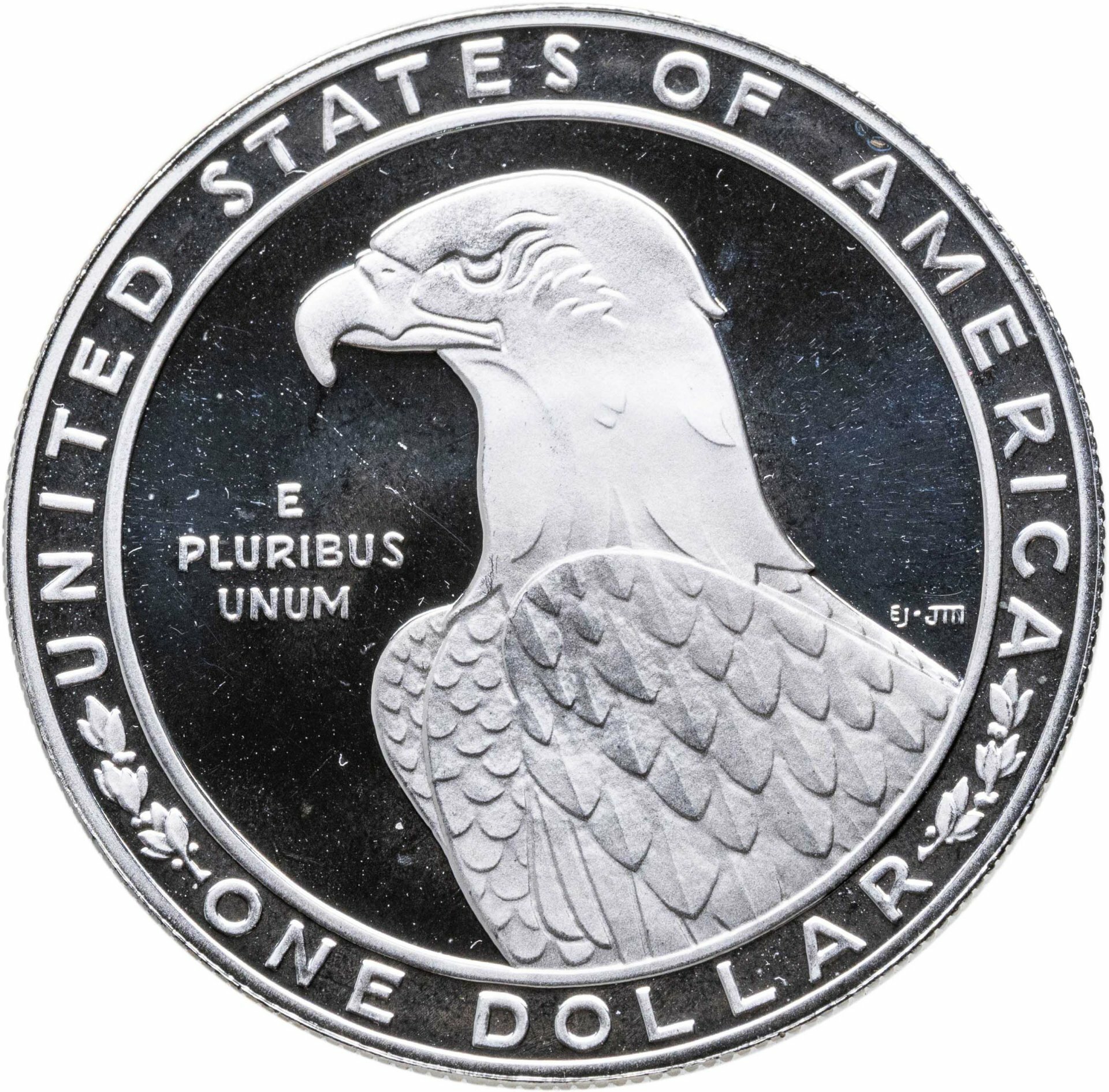 США 1 доллар 1983 S Proof "XXIII летние Олимпийские Игры - Дискобол" в капсуле, Серебро 900