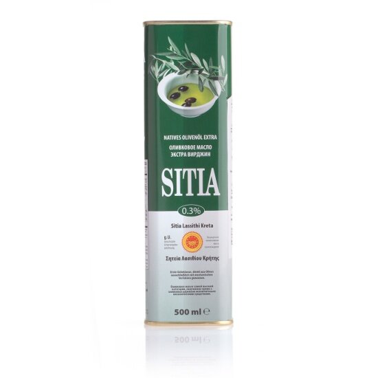 Масло оливковое Sitia Extra Virgin P.D.O. 0,3% 0,5 л