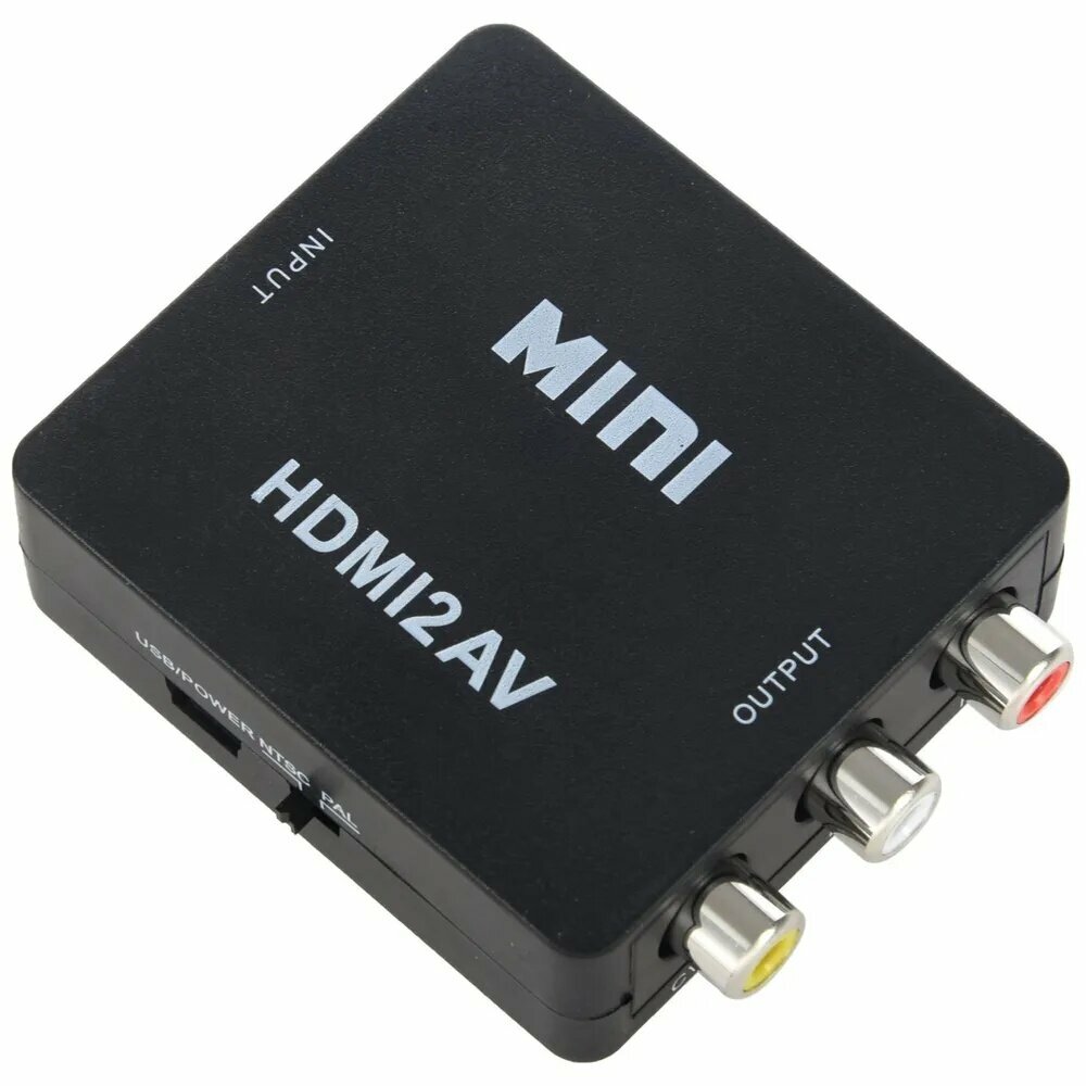1080P HDMI Композитный в RCA Аудио Видео AV CVBS Конвертер Адаптер