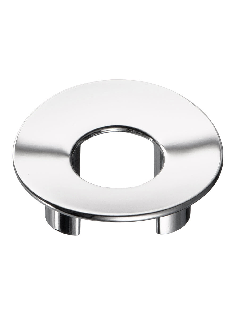 Ручка мебельная кнопка, Glossy Chrome глянцевый хром 32 мм, Турция