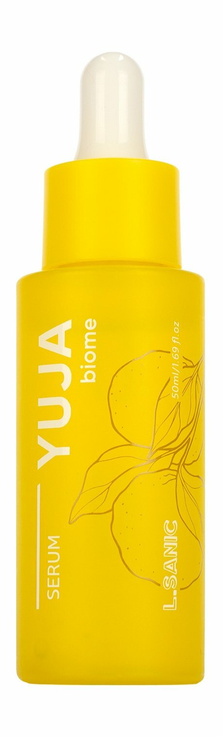 L.Sanic Yuja Biome Serum Восстанавливающая сыворотка для лица с экстрактом юдзу и пробиотиками 50мл