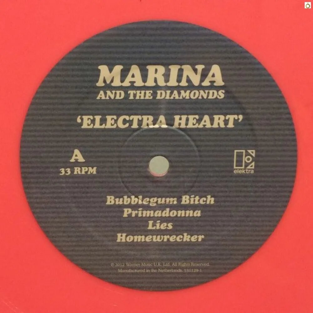Виниловая пластинка Marina And The Diamonds - Electra Heart (2 x Vinyl, LP, Album, Reissue, Pink, US, 2015) — фото 1