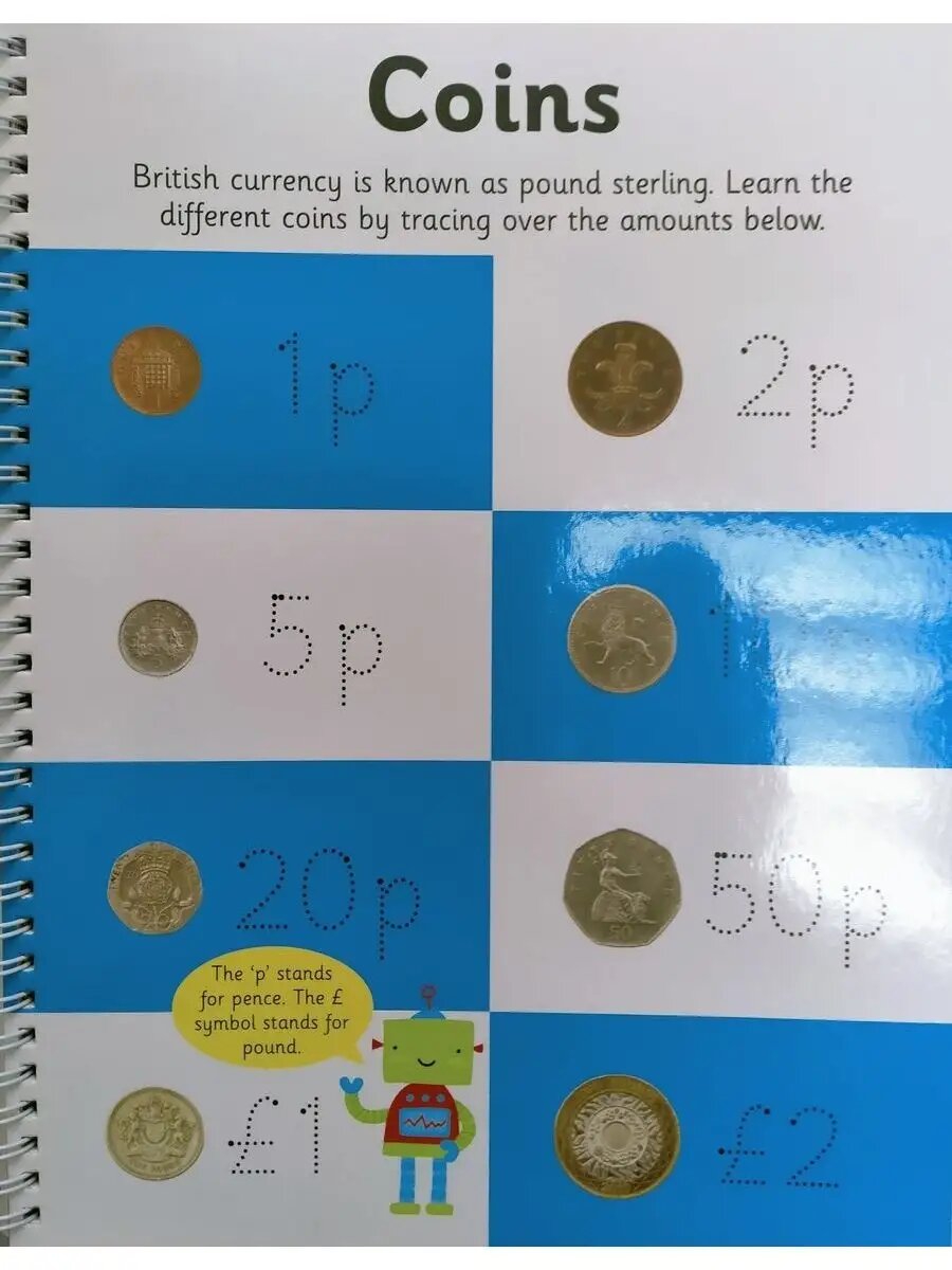 Let's Learn About Money Wipe-clean Workbook | учебная литература — фото 1