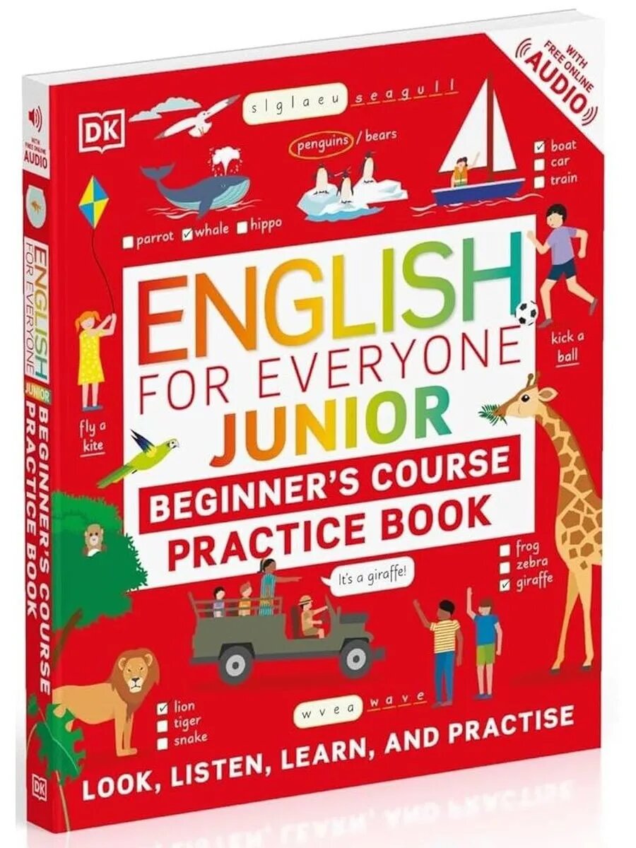 English for Everyone Junior Beginner's Practice Book аudio | Dorling Kindersley