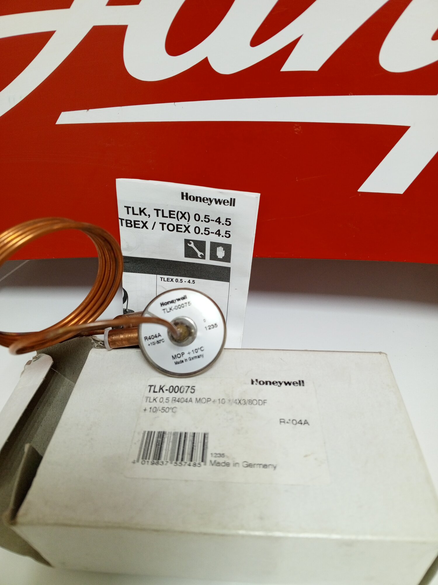 Honeywell TLK-00075 Хладагент: Предназначен для работы с хладагентом R404A.