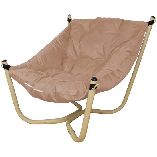 Кресло M-group ЧИЛ, бежевое основание, бежевая подушка, шт