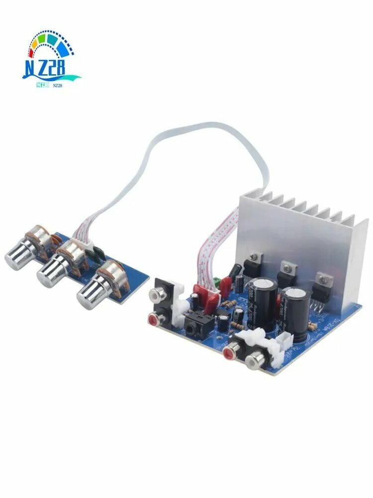 (P X) TDA2030 15 Вт + 30 2,1-канальный усилитель звуковой платы Усилитель сабвуфера Выход басов совместим с динамика DIY Dual AC12-15V