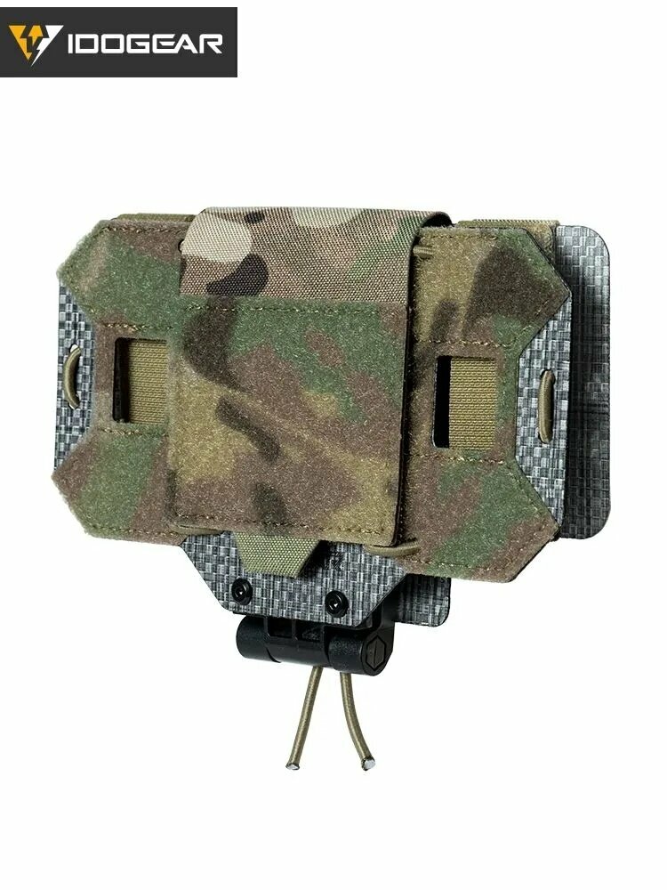 IDOGEAR Держатель для телефона на тактический бронежилет с креплением MOLLE 3962