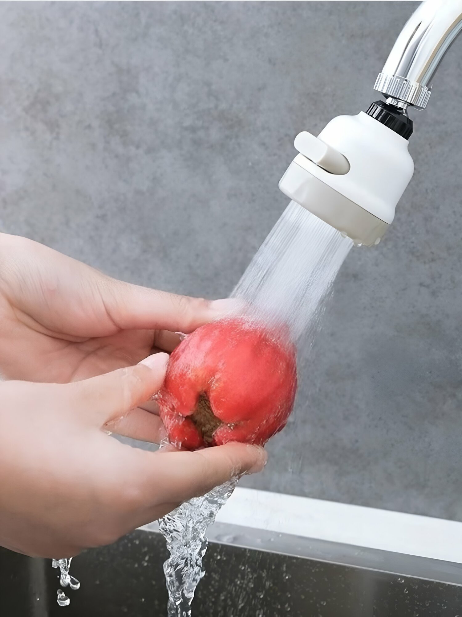 Аэратор для смесителя Potato T48-4, 3 режима, бежевый