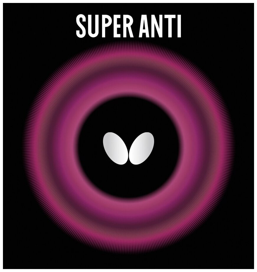 Накладка для н/тенниса Butterfly Super Anti, Red, 1.5