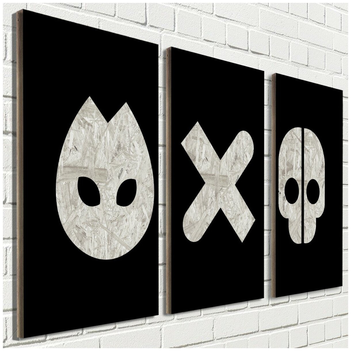 Модульная картина сериалы любовь смерть и роботы love death and robots - 2216