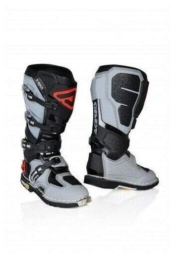 Мотоботы кроссовые Acerbis X-ROCK MM Black/Grey, (р.41)