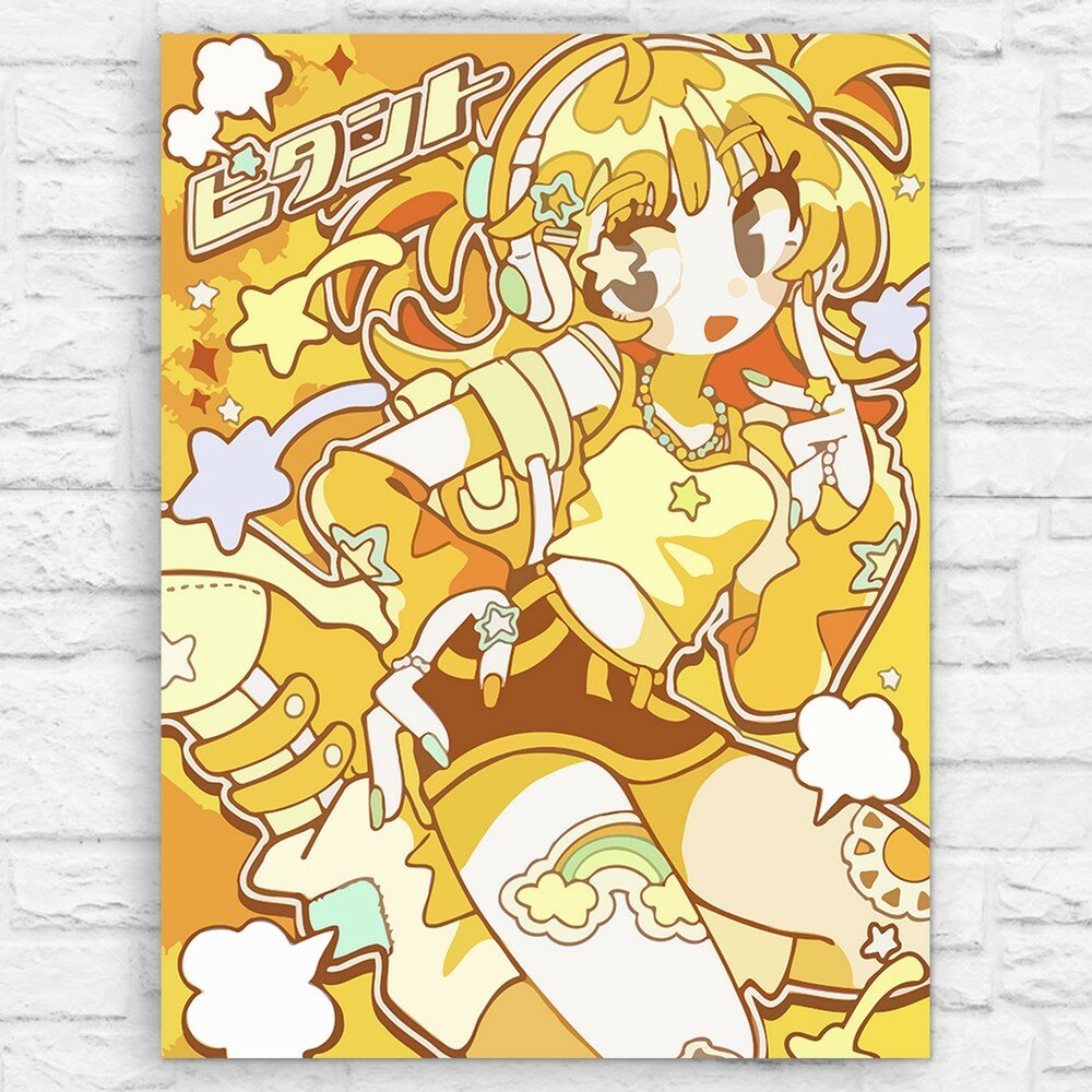 Картина по номерам на холсте аниме мику хацунэ (вокалоид, синаморолл, девушка) - 14917 30х40