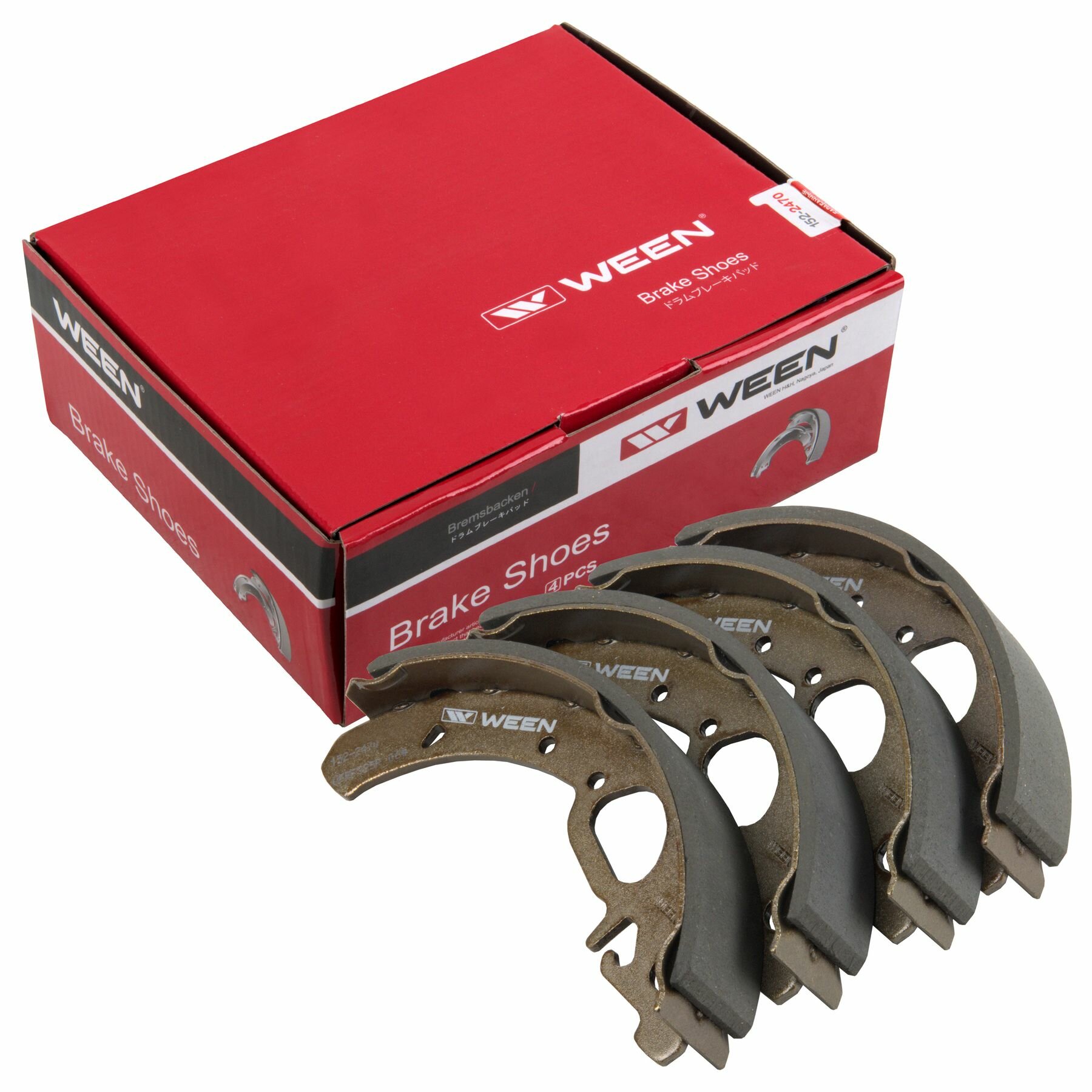 Тормозные колодки барабанные LADA Kalina (1117-19) c ABS, Kalina II (2192-94) c WEEN 152-2470