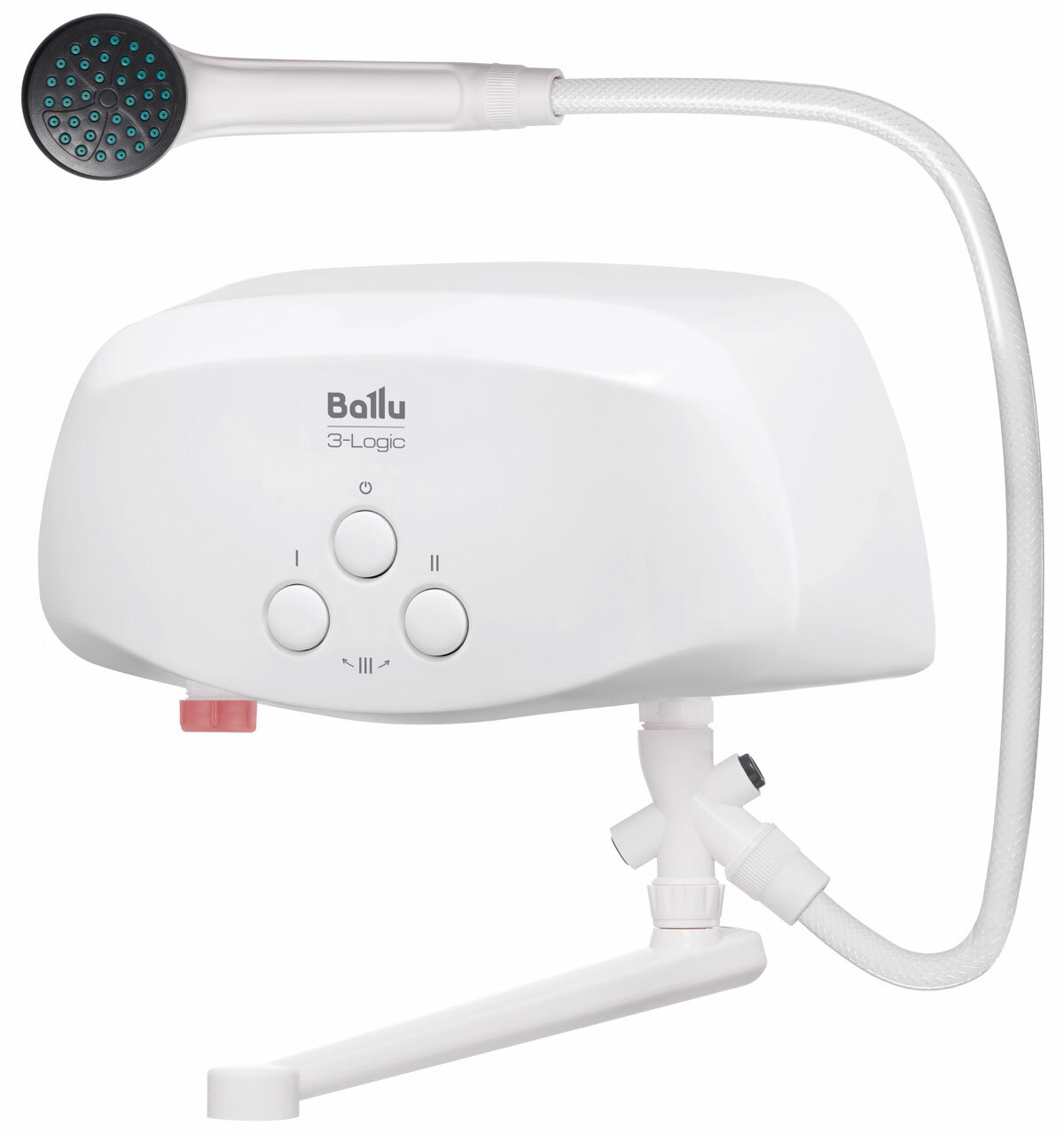 Водонагреватель проточный Ballu 3-Logic TS (3.5 kW) - кран+душ