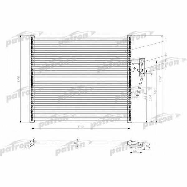 Конденсатор, кондиционер, PATRON PRS1054 (1 шт.)
