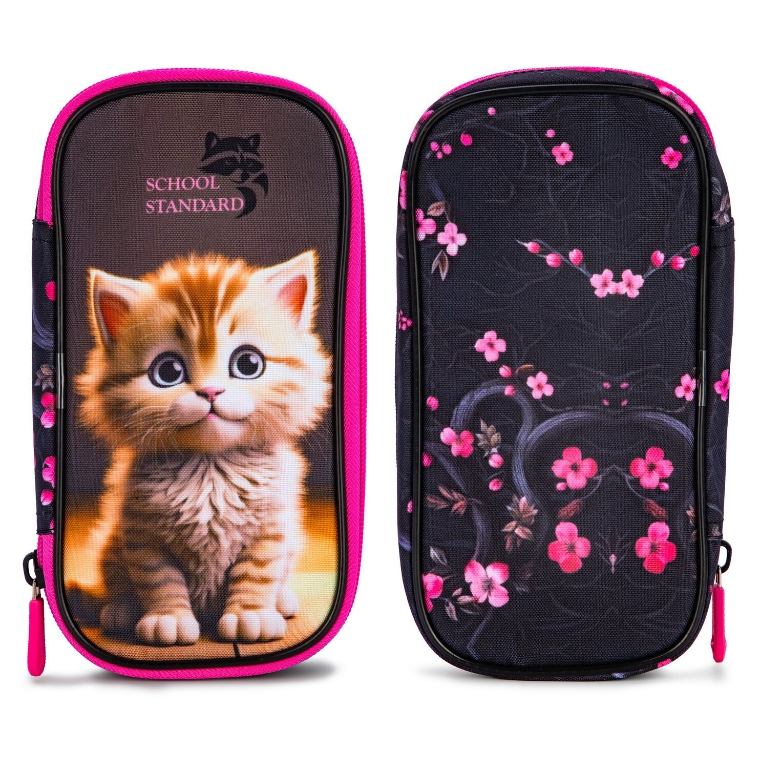 Пенал мягкий школьный без наполнения для девочки School Standard(Скул Стандарт)