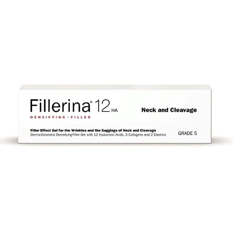 FILLERINA 12 Densifying-Filler Neck and Cleavege Гель-филлер для шеи декольте уровень 5 30 мл