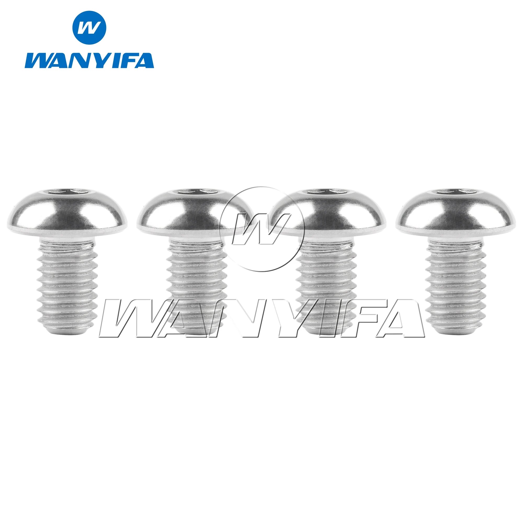 Титановые болты Wanyifa M5x8 M5x10 M5x12 M5x15 мм Titanium, 15mm