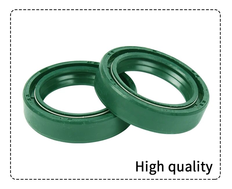 Демпфер передней вилки мотоцикла 41*53*8/10.5, сальник и пылезащитный уплотнитель для Yamaha SVS650 YZF R1 R25 FJ1100 FJ1200 YZ125 YZ250 FZR1000 green oil seal