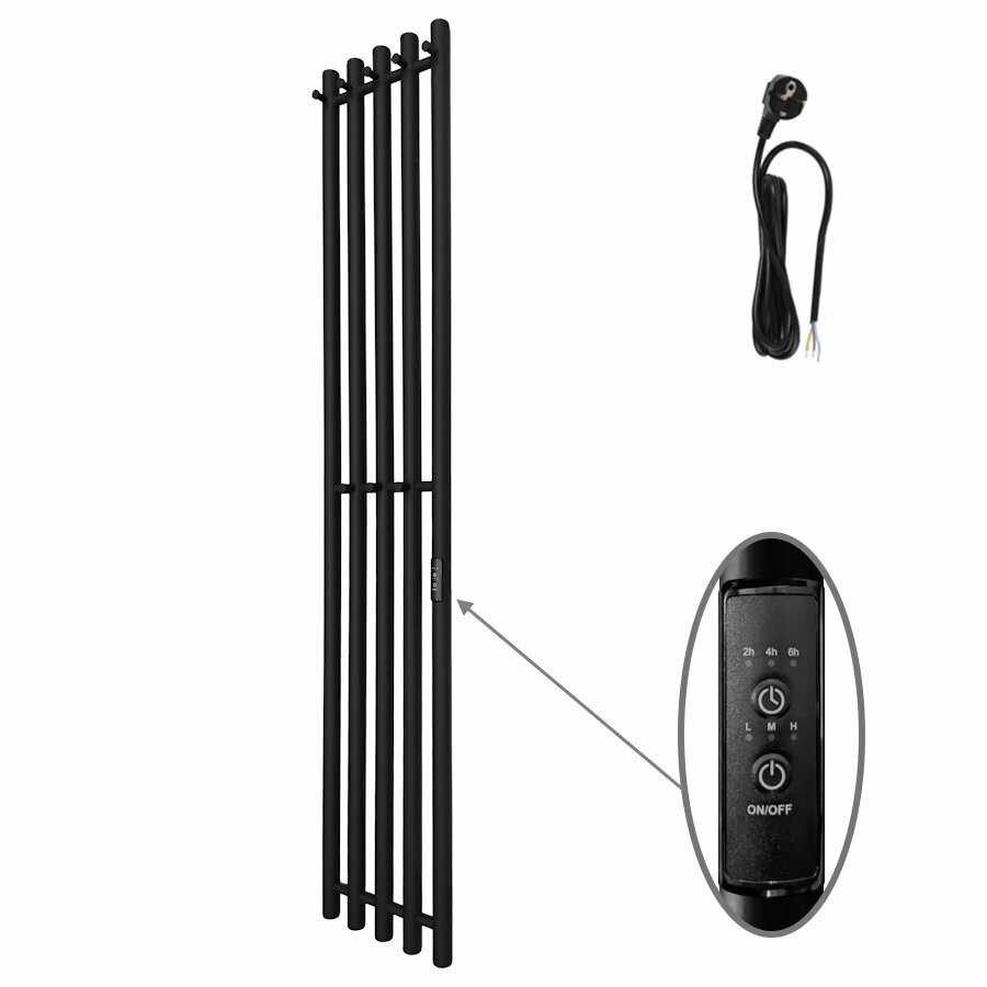 Электрический полотенцесушитель Маргроид 150х27 Inaro-15024-1049-9005R матовый