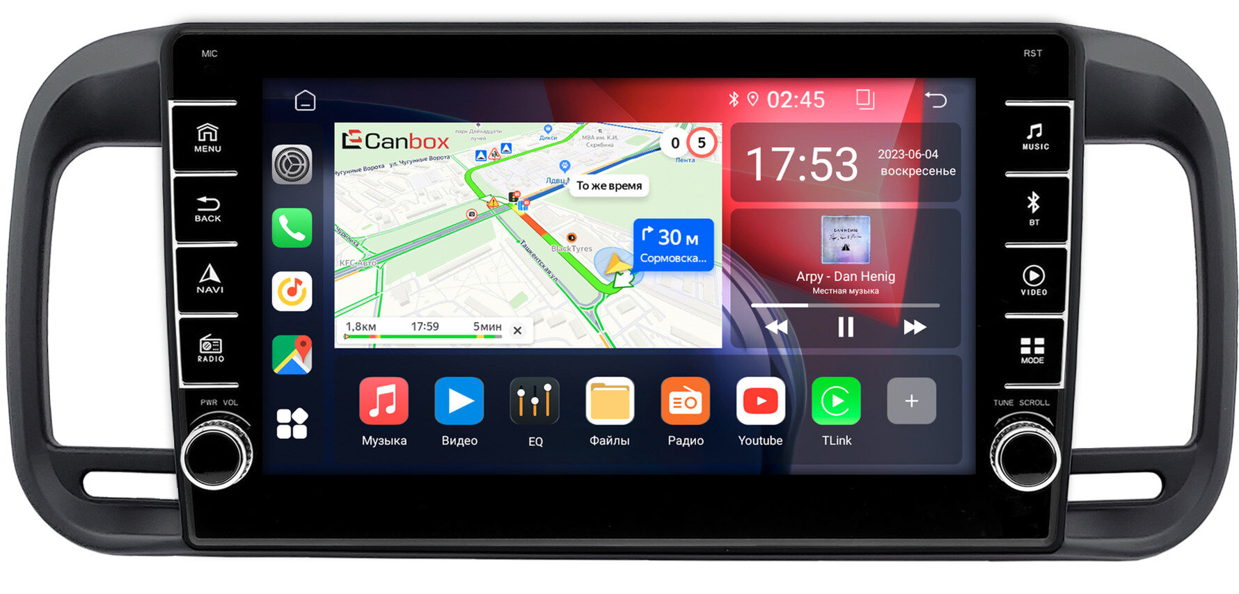 Штатная магнитола Canbox BGT9-286 для Brilliance M2 (BS4) 2006-2010 на Android 10 (IPS, DSP, CarPlay)