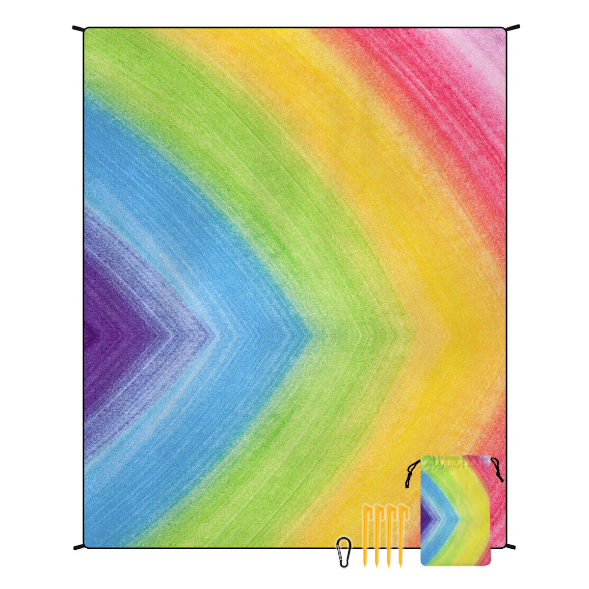 Коврик Horned Rabbit "Blue Turtle Beach Mat", с антипригарным покрытием, 180х220 см