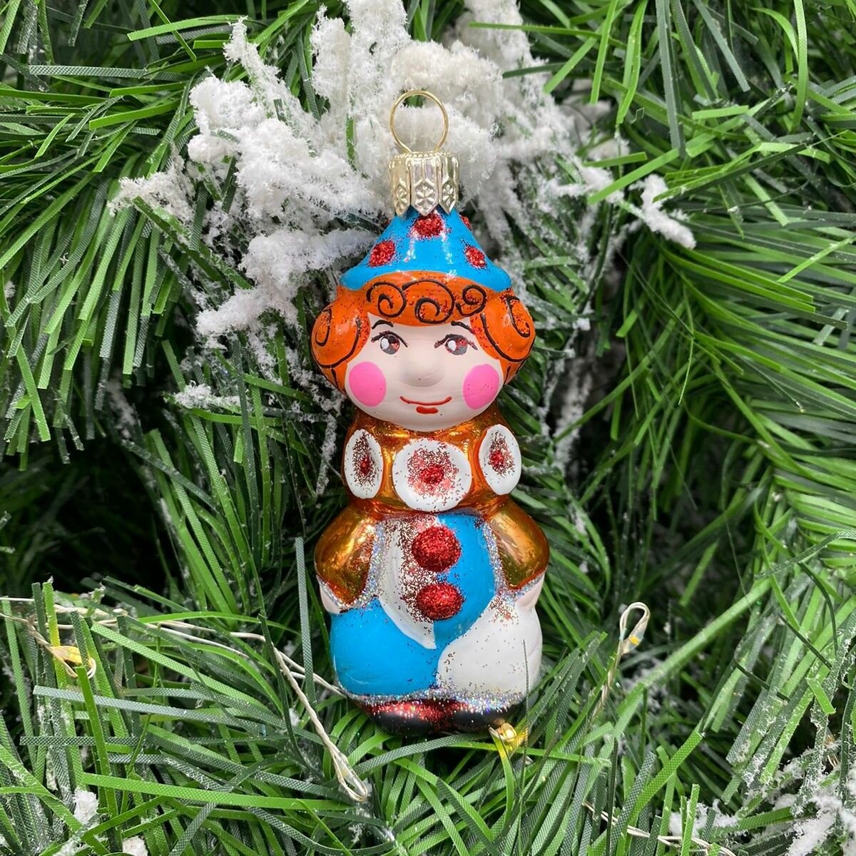 Игрушка на елку Петрушка, 7см