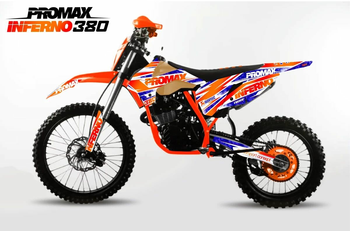 Кроссовый Эндуро мотоцикл PROMAX INFERNO 380 (4 клапана, 6 передач)