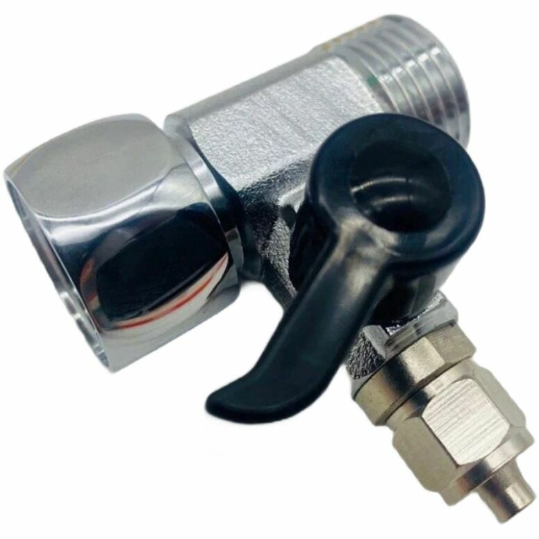 Кран для фильтра воды соед. Vieir 1/2 дюйма металлик 2 шт. аксессуары для систем водоснабжения