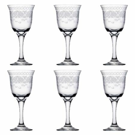 Набор 6-ти бокалов для вина Флёр new 240 мл MS863-07-01 KSMB-MS863-07-01