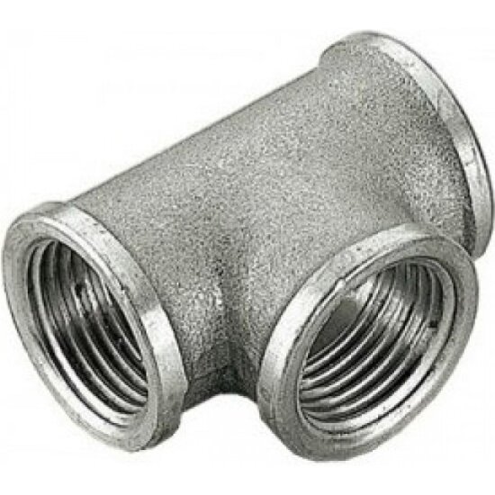 Тройник Tiemme (1500061) В 1/2' никелированный