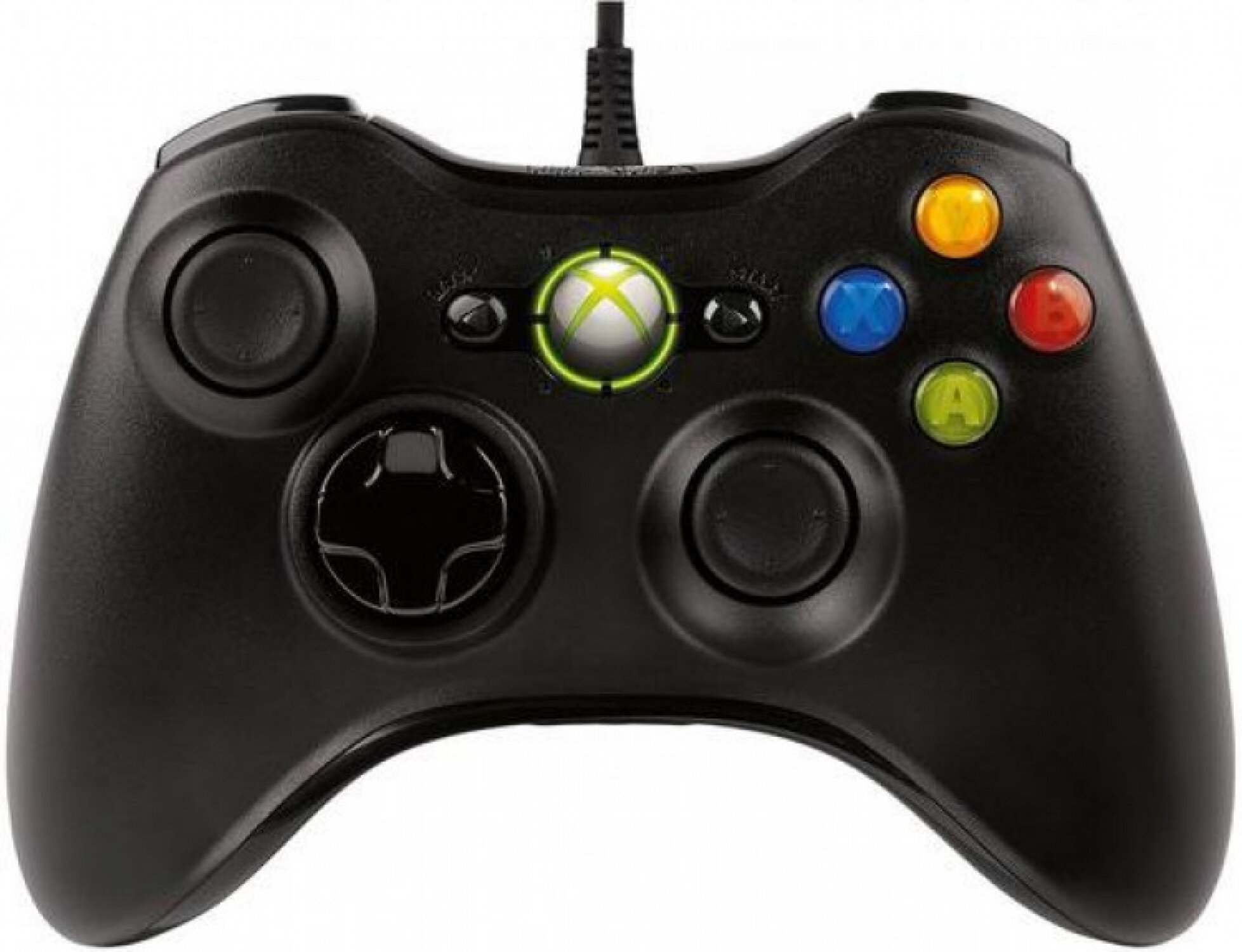 Геймпад проводной Xbox 360 Wired Controller (Black) Черный (Xbox 360/PC)