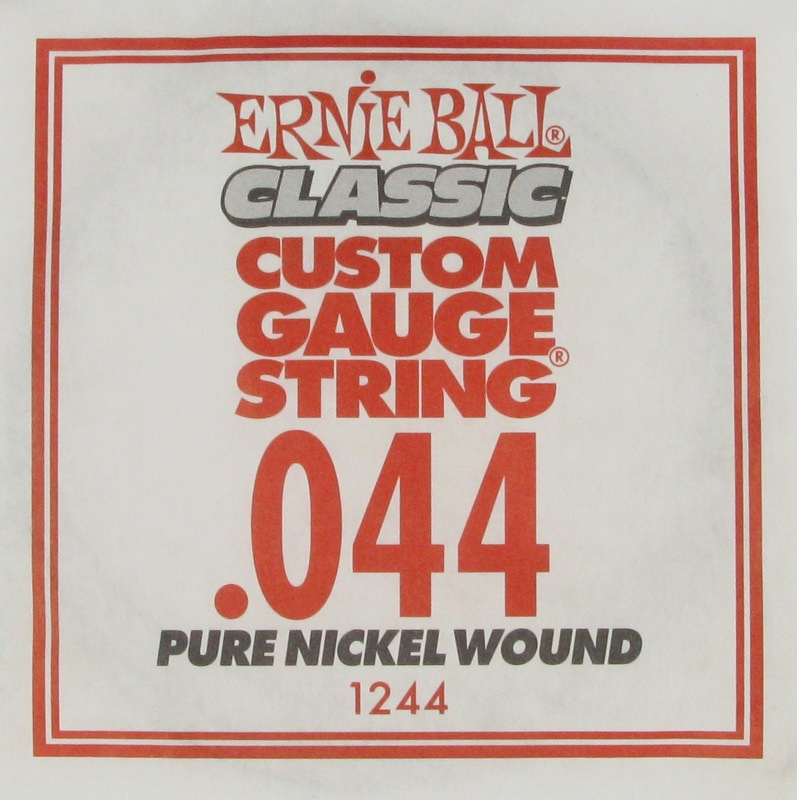 Ernie Ball 1244 струна для электро и акустических гитар. Никель, калибр .044