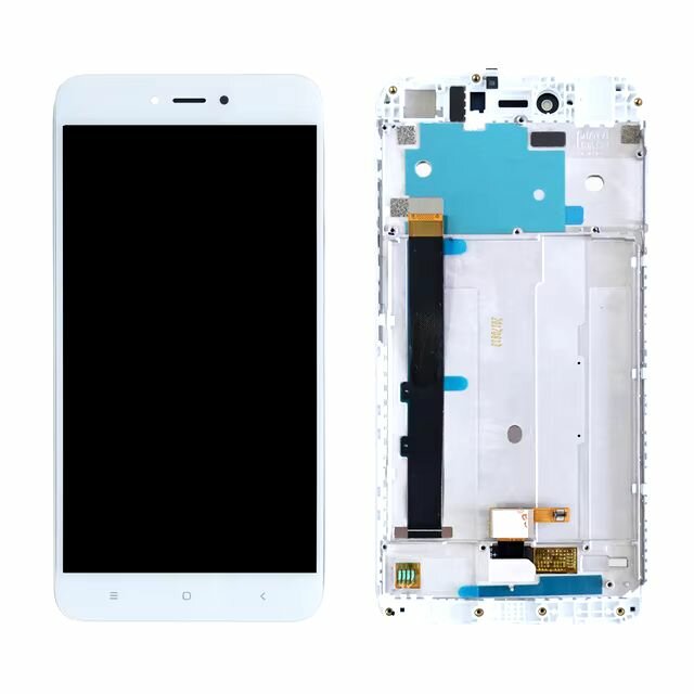 Дисплей для Xiaomi Redmi Note 5A в рамке (белый) премиум