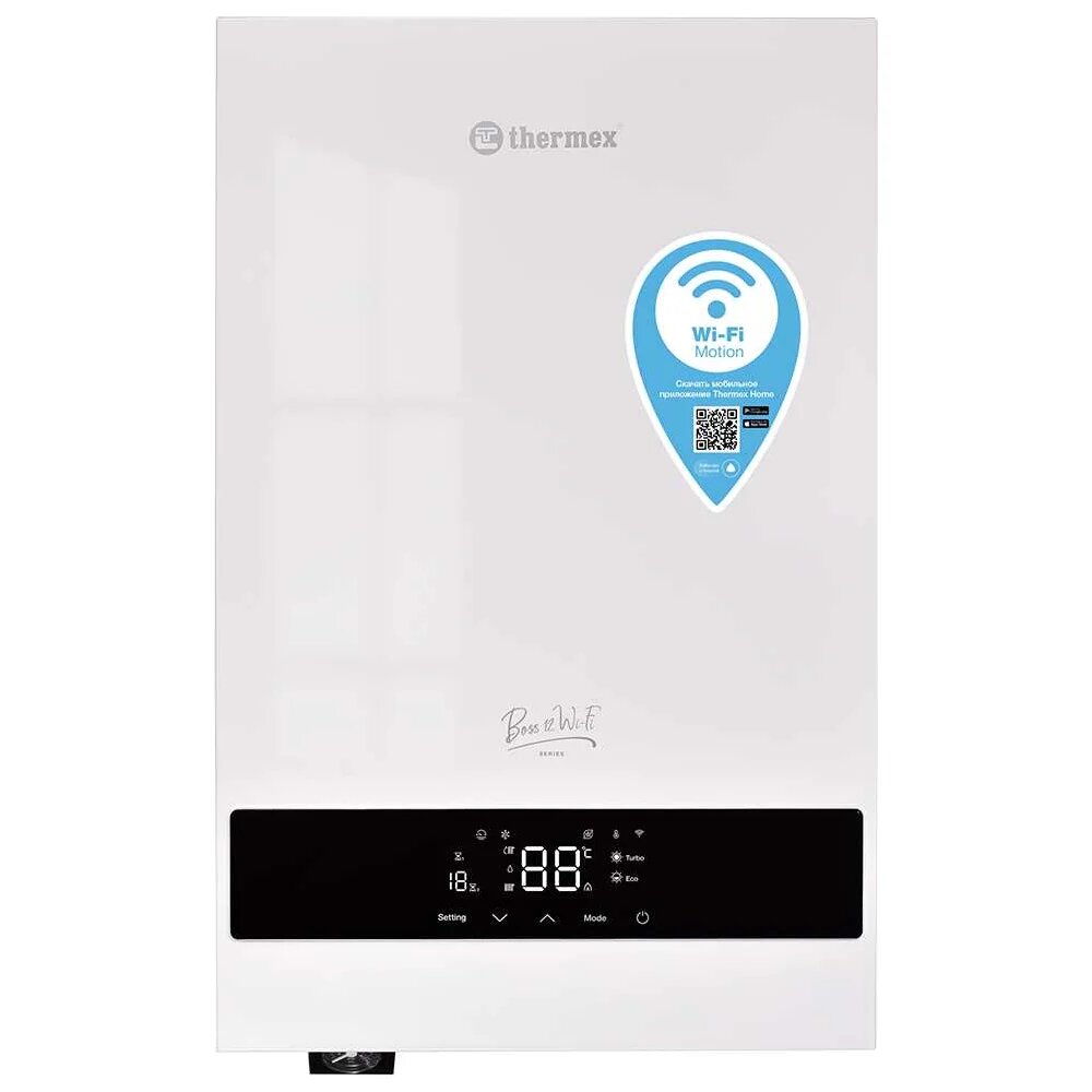 Электрический настенный котел Термекс THERMEX Boss 12 Wi-Fi, White ЭдЭБ05052, 12 Вт