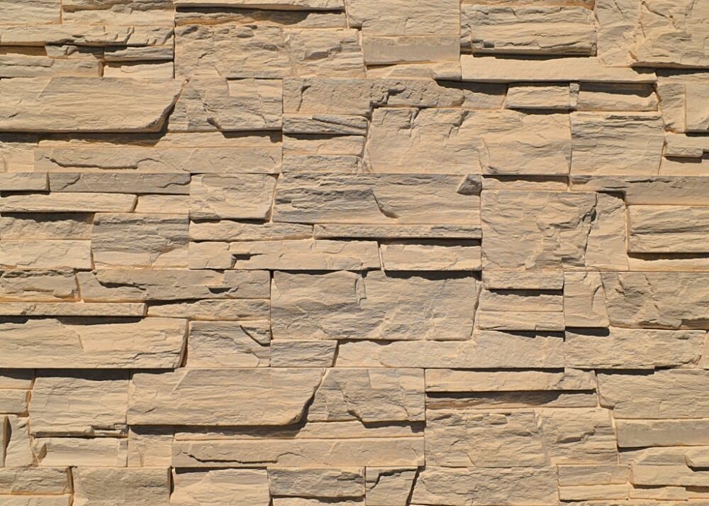 Искусственный Камень Русский Камень Архангельский Грот Песочный Артикул 06.08 Ш29хВ9.5 см 1м2.