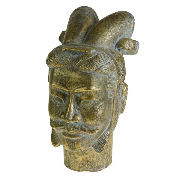 Бюст Воин WERNER VOSS 52911 античное золото 20х24х39 см