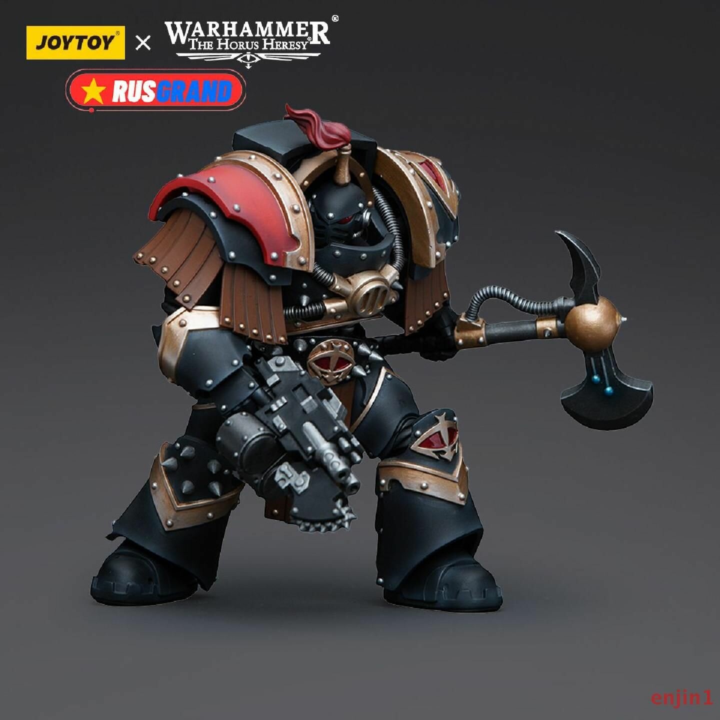 Фигурка JOYTOY Warhammer 40000 Sons of Horus Justaerin Terminator Squad Justaerin with Carsoran Power Axe(Карсоранский силовой топор)